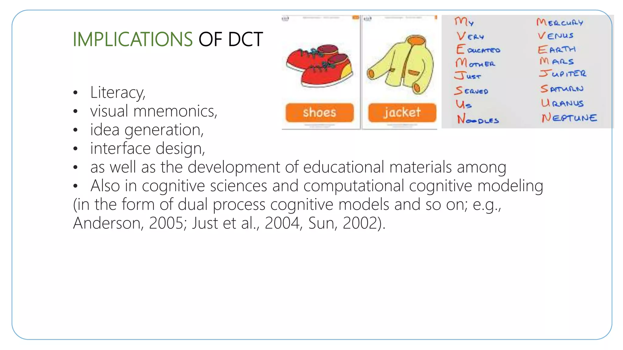 Paivios's dual coding theory | PPTX