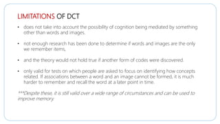 Paivios's dual coding theory | PPTX