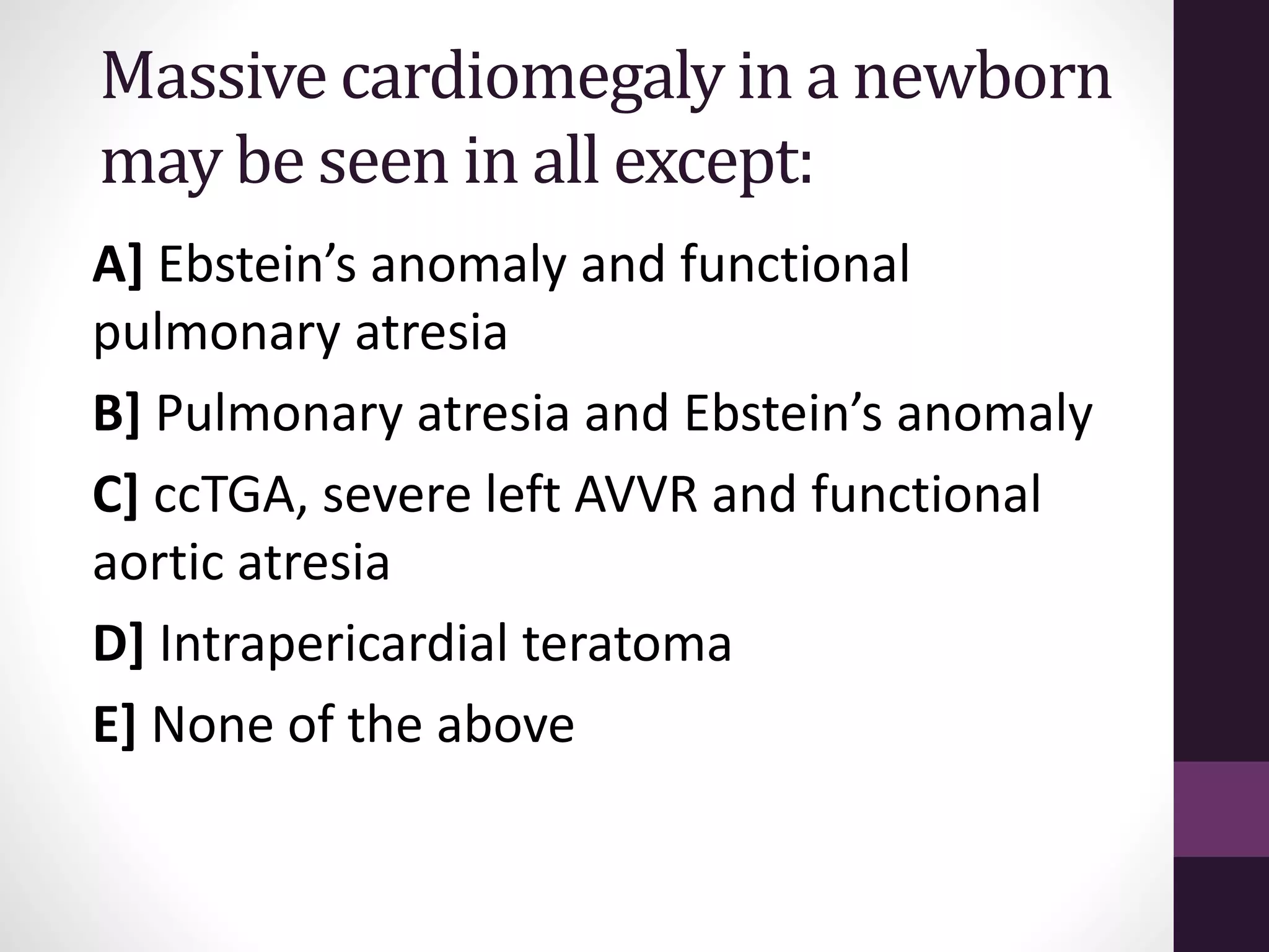 Pulmonary atresia with intact interventricular septum | PPTX
