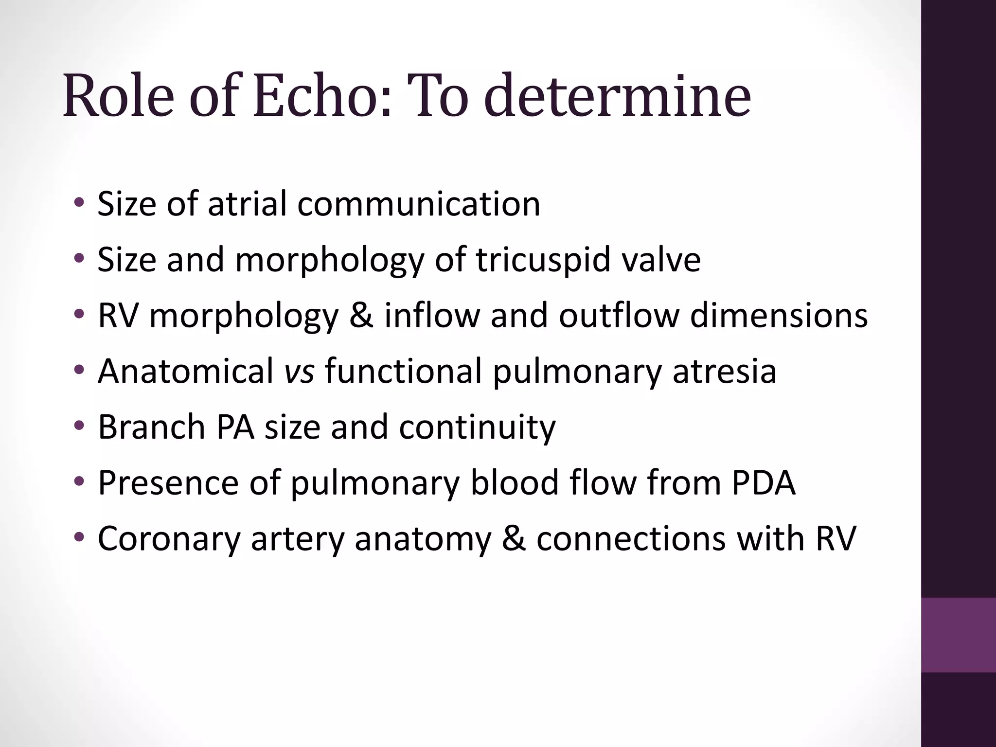 Pulmonary atresia with intact interventricular septum | PPTX