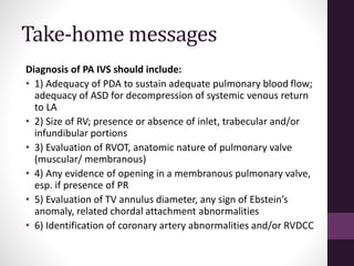 Pulmonary atresia with intact interventricular septum | PPTX