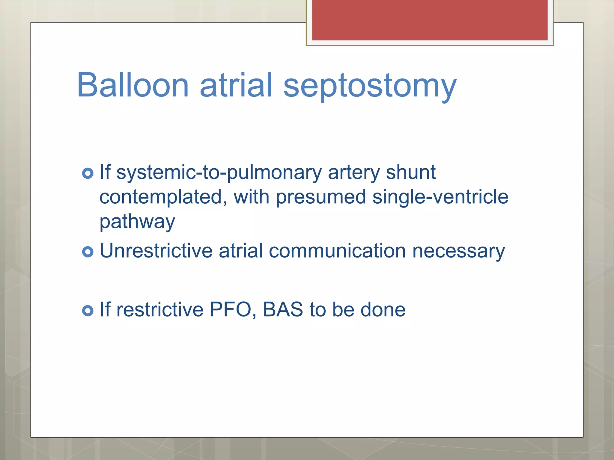 Pulmonary atresia with intact interventricular septum management | PPTX