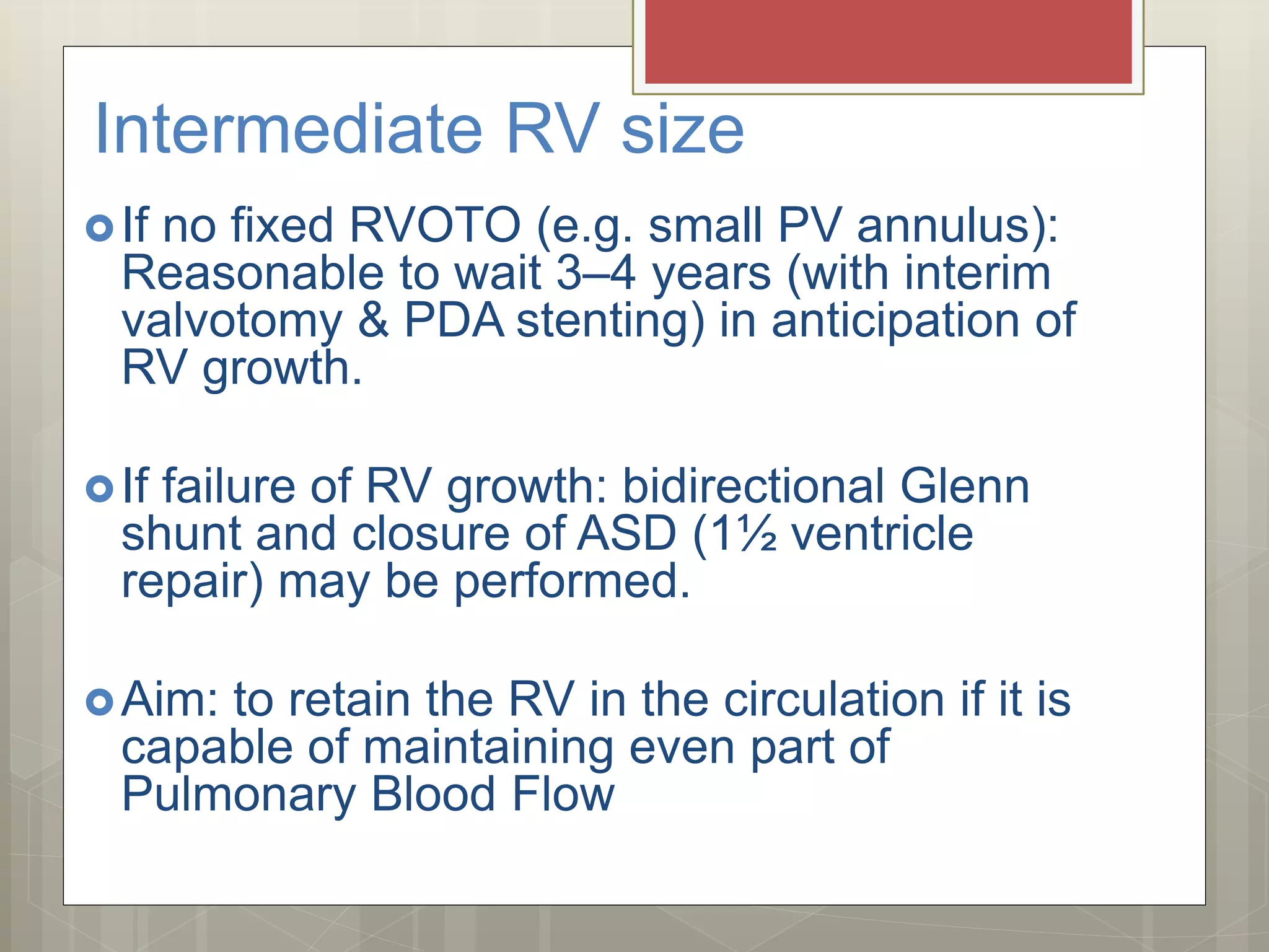 Pulmonary atresia with intact interventricular septum management | PPTX