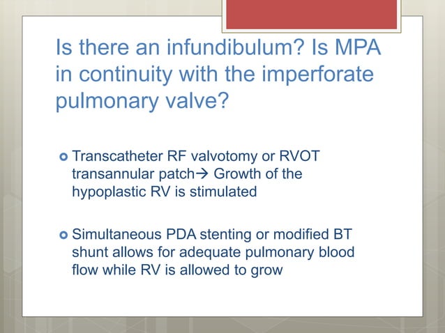 Pulmonary atresia with intact interventricular septum management | PPTX ...