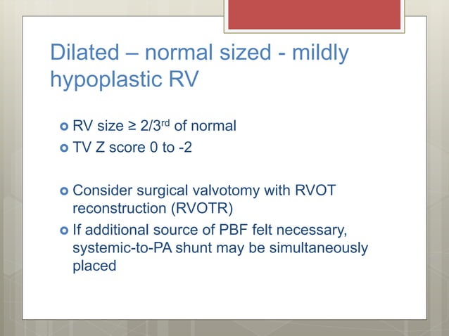 Pulmonary atresia with intact interventricular septum management | PPTX ...