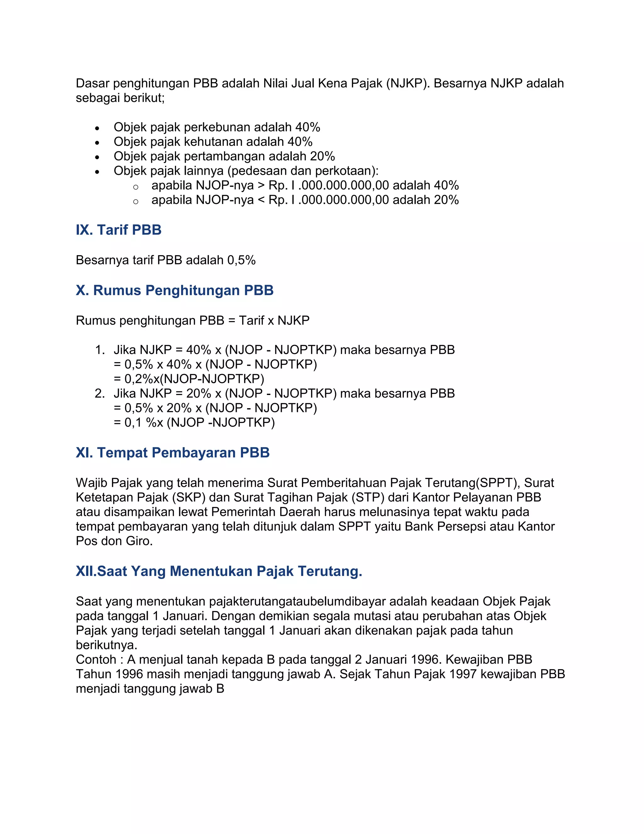 Pajak bumi dan bangunan | PDF Pajak bumi dan bangunan | PDF