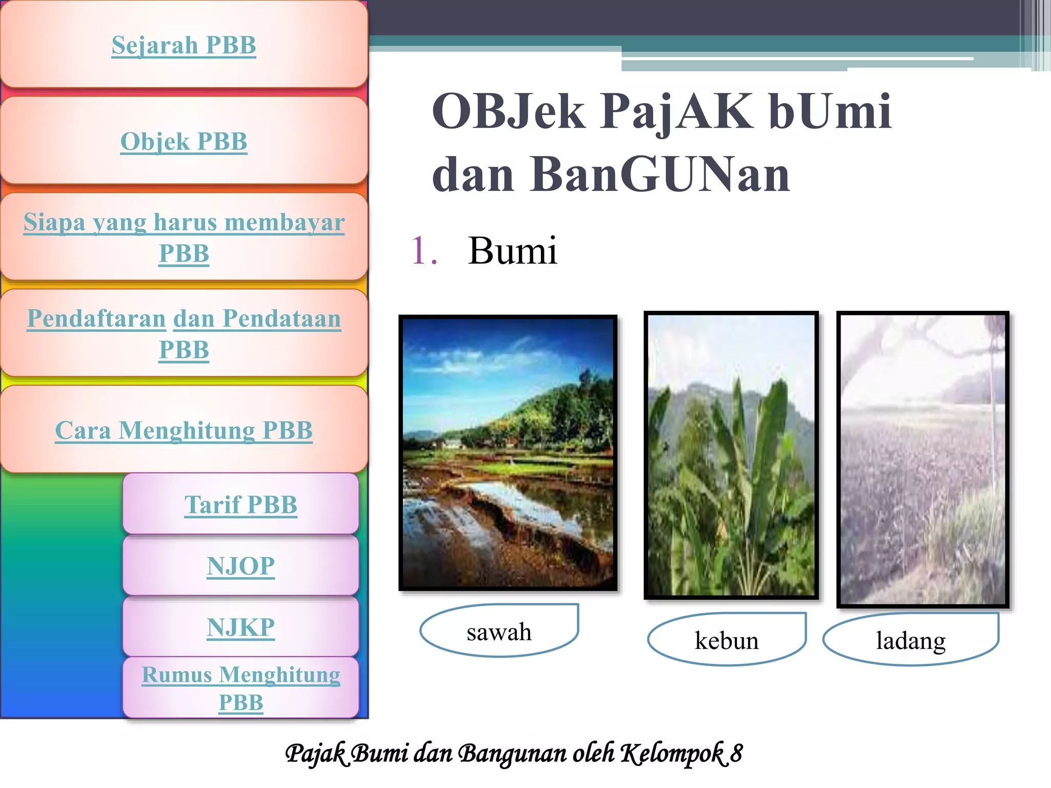 Ppt Pajak bumi dan bangunan | PPTX