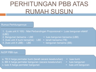 Pajak bumi dan bangunan (pbb) | PPTX