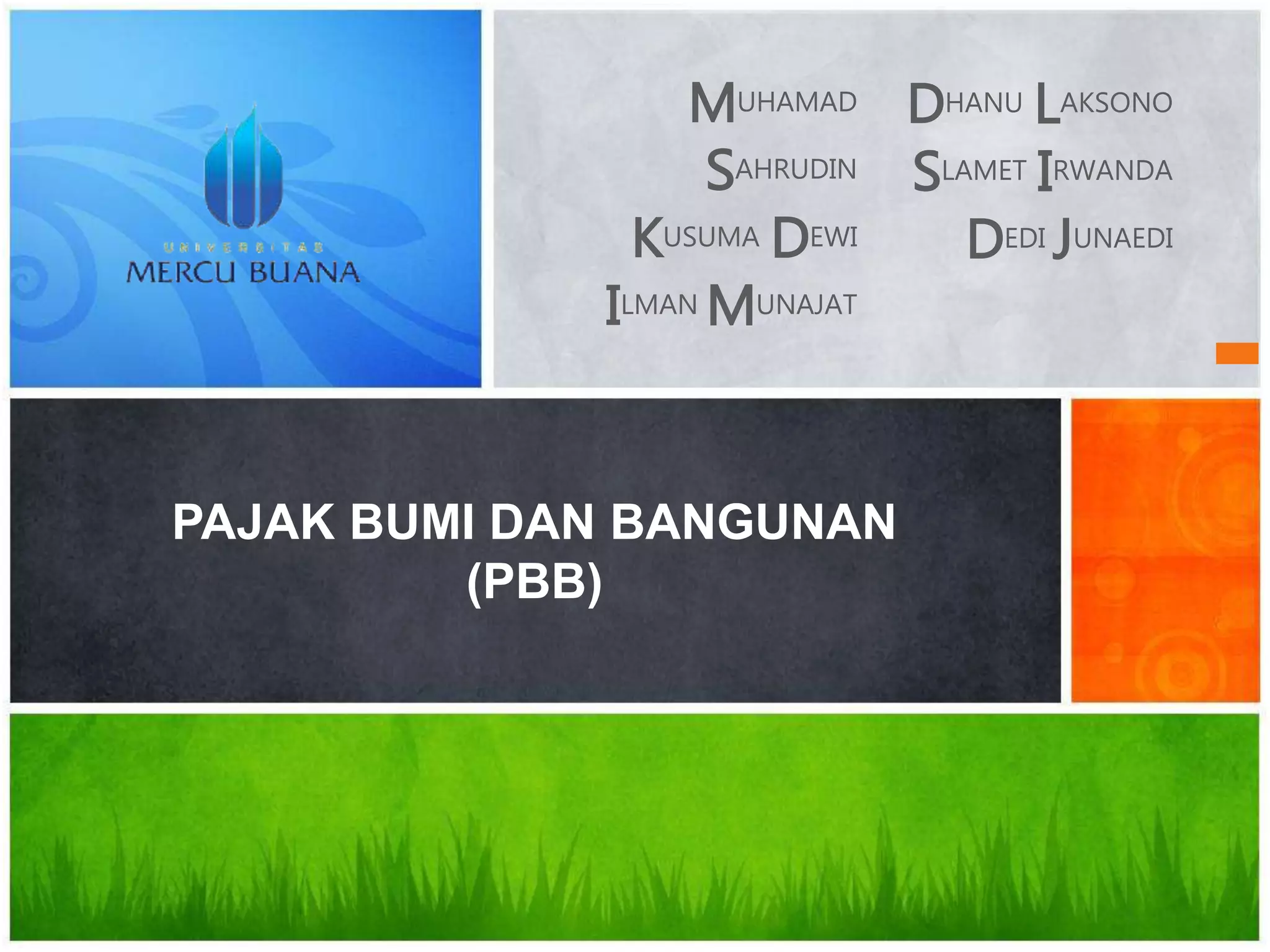 Pajak Bumi dan Bangunan (PBB) | PPT