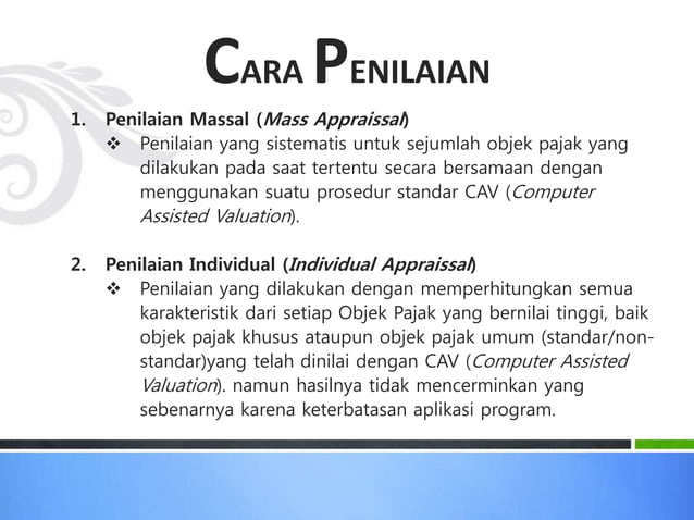 Pajak Bumi dan Bangunan (PBB) | PPT