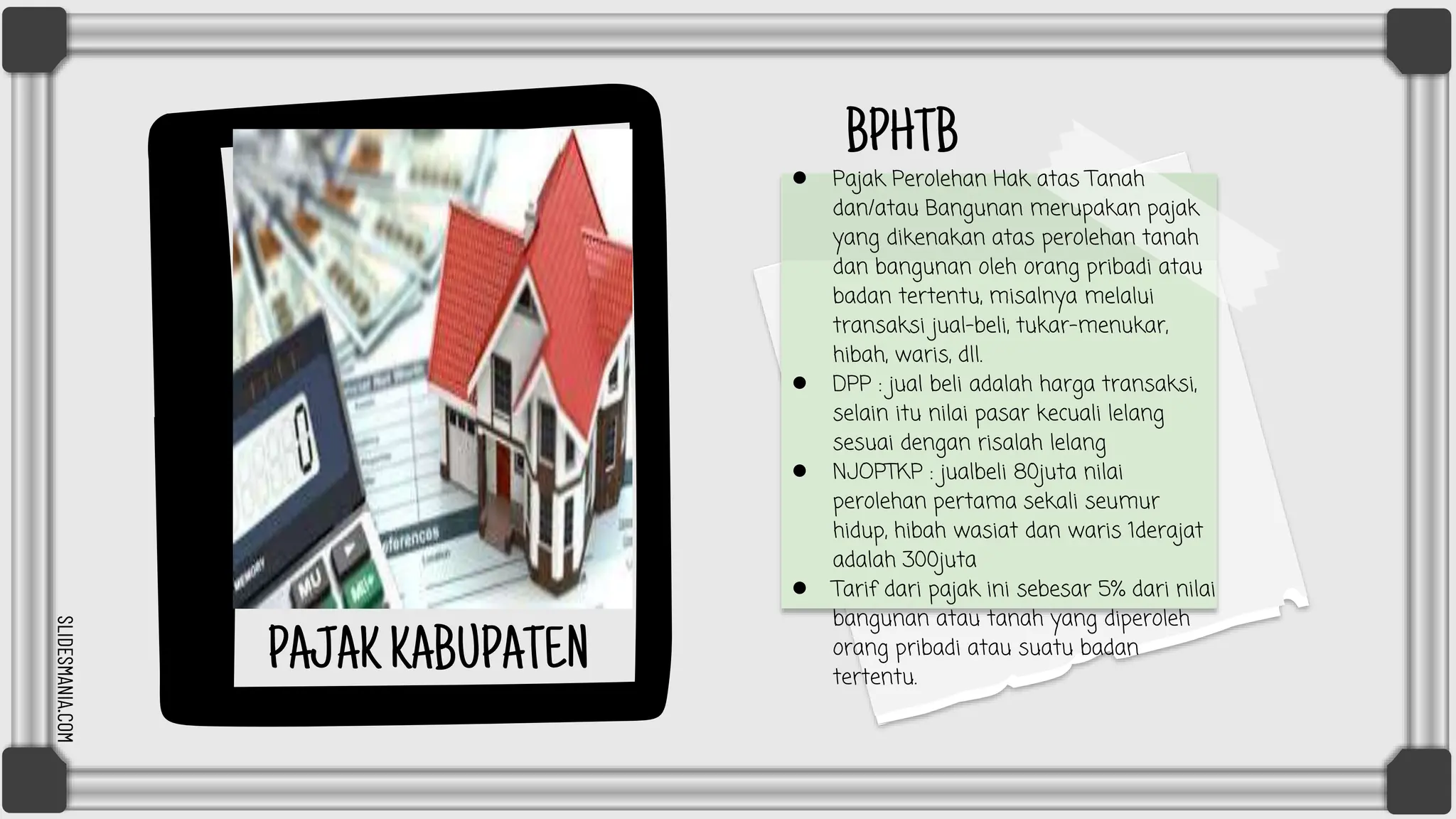 PPT PAJAK DAERAH PERPAJAKAN MANAJEMEN S1 | PPTX