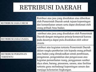 Pajak dan retbusi daerah | PPTX
