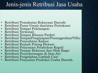 Pajak dan retbusi daerah | PPTX