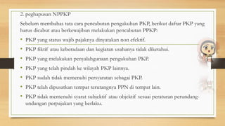 NPWP DAN NPPKP SERTA SPT | PPTX