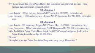 PAJAK BUMI DAN BANGUNAN (PBB), BEA PEROLEHAN | PPTX
