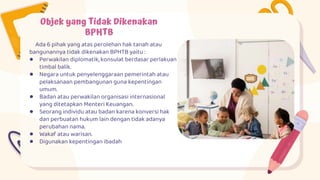 PAJAK BUMI DAN BANGUNAN (PBB), BEA PEROLEHAN | PPTX