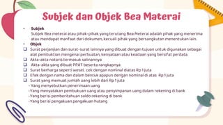 PAJAK BUMI DAN BANGUNAN (PBB), BEA PEROLEHAN | PPTX