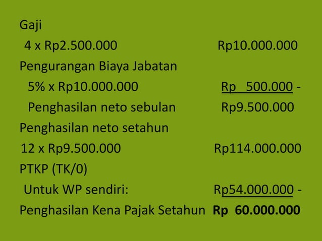 Pajak penghasilan pasal 21 | PPTX