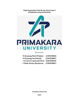 Pajak Penghasilan Pasal 26 dan Pasal 4 Ayat 2.pdf
