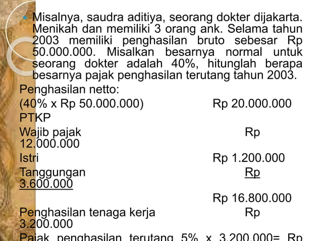 Pajak penghasilan umum | PPTX