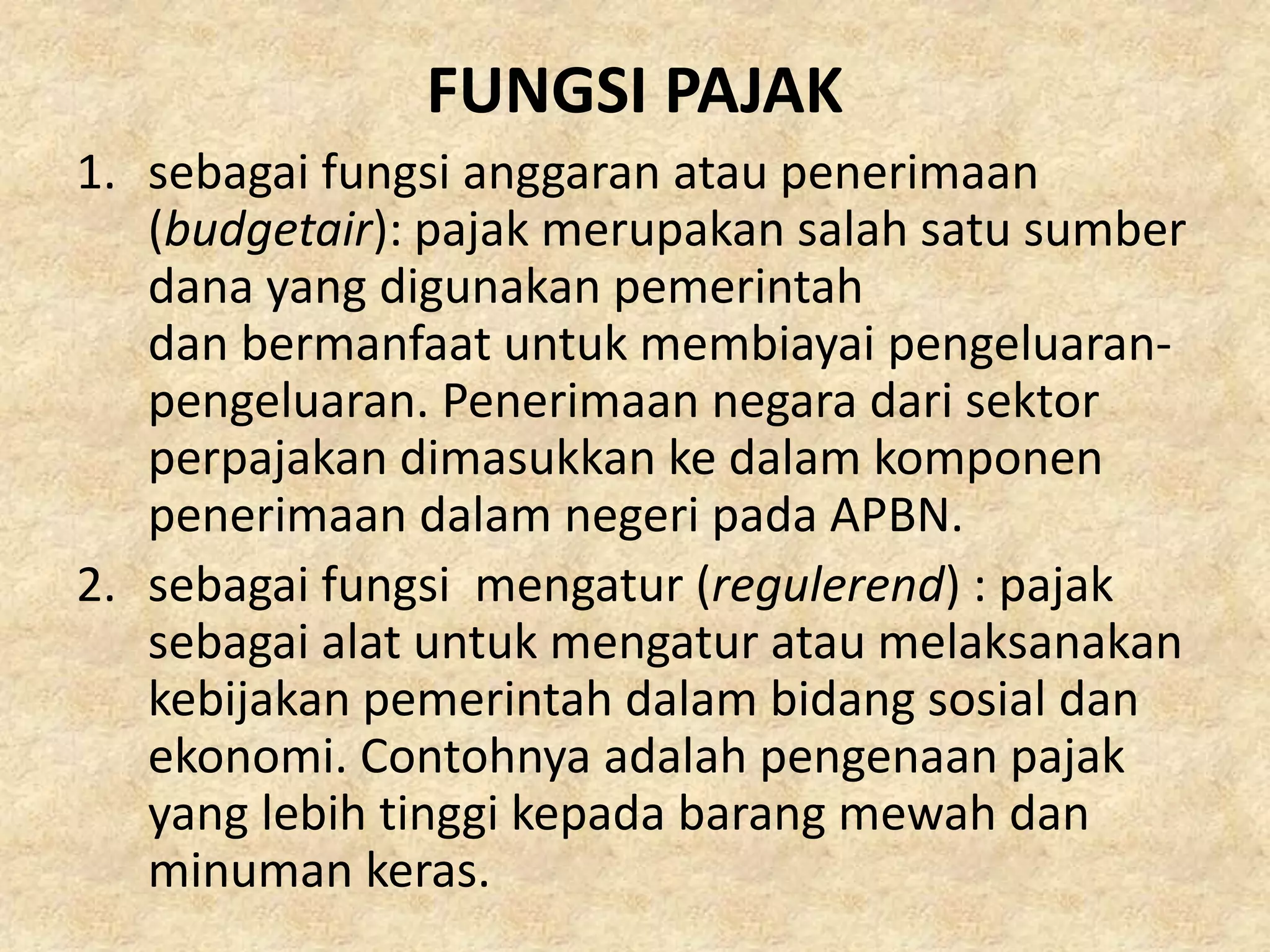 Sistem Perpajakan Indonesia | PPTX