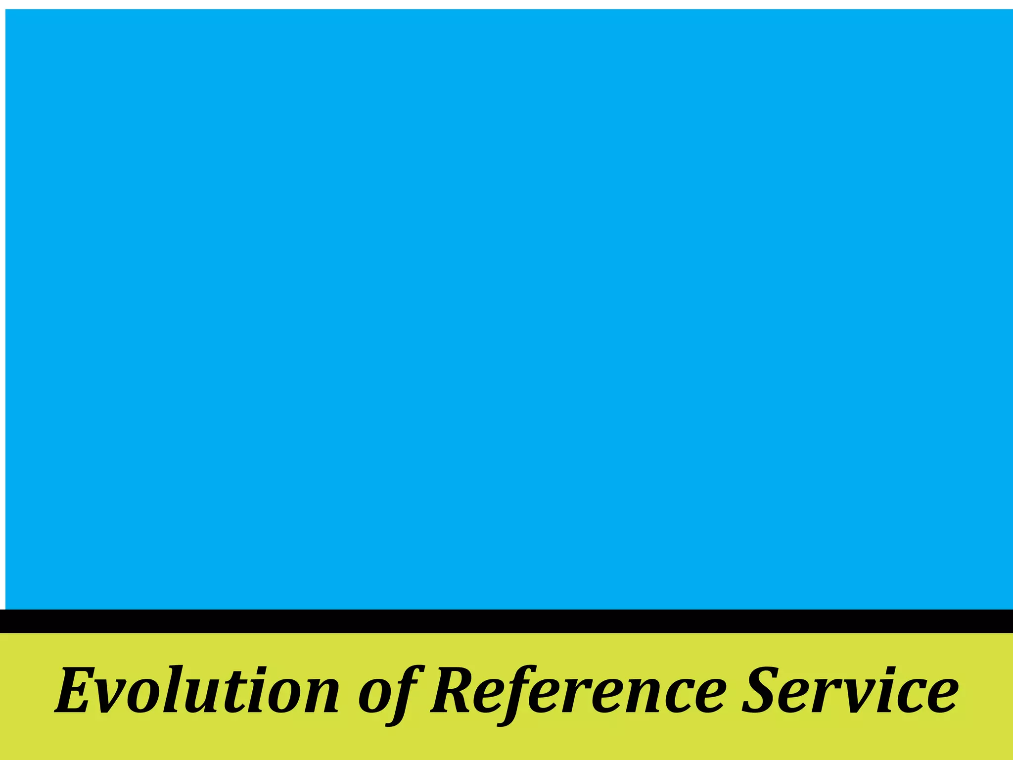 A Brief History of Reference Technologies | PPTX
