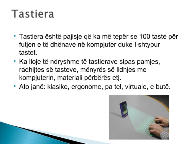 Pajisjet periferike hyrëse vii | PPT