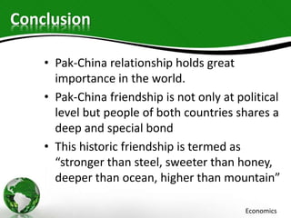 Pak china economic corridor | PPT