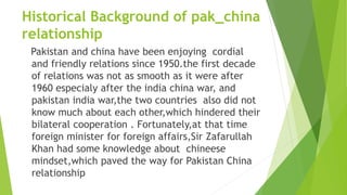 Pak china economic corridor | PPT