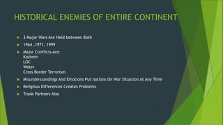 Pak India Relations | PPTX