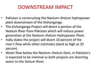 Pak india water issue | PPTX