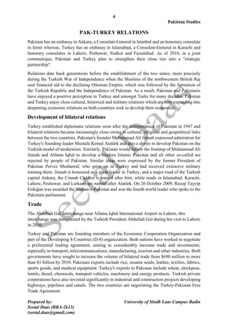 Pak Iran and Turkey relations | PDF | Islam | Religion & Spirituality