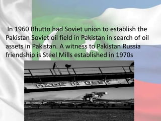 Pak russia relations | PPTX