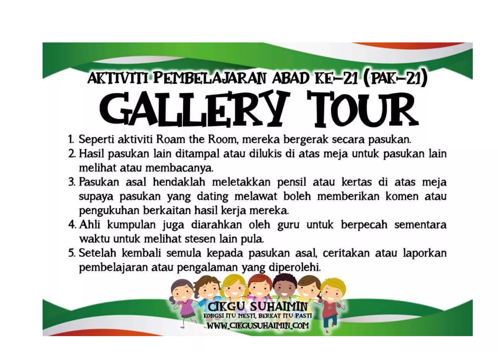 Aktiviti PAK21 dalam kelas sekolah rendah | PPT