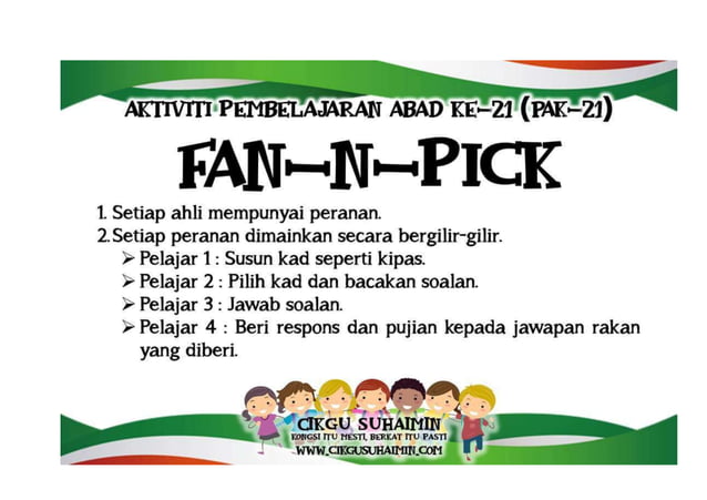 Aktiviti PAK21 dalam kelas sekolah rendah | PPT