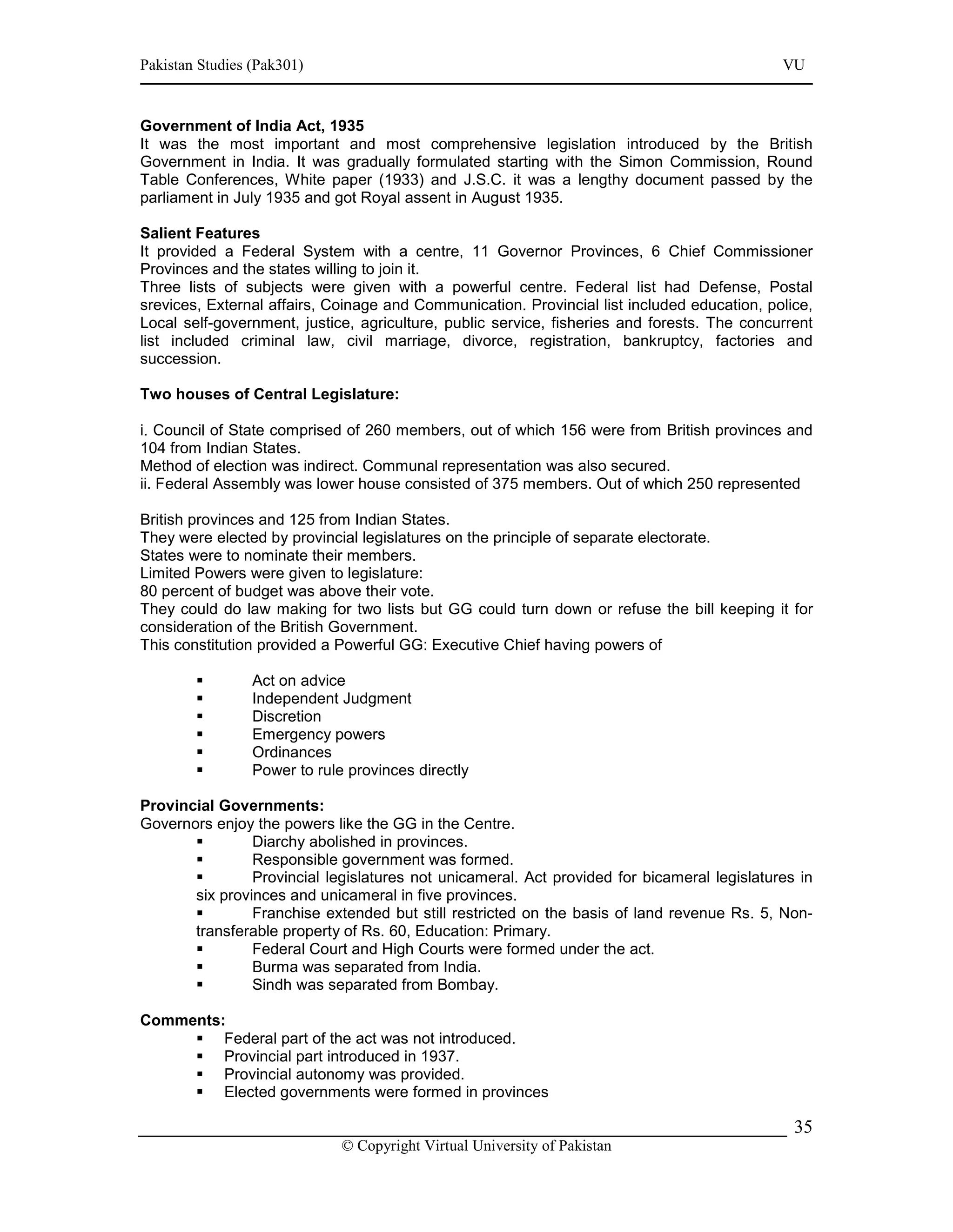 Pak301 handouts 1_30 | PDF
