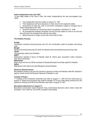 Pak301 handouts 1_30 | PDF