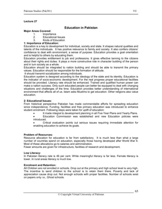 Pak301 handouts 1_30 | PDF