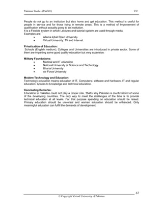 Pak301 handouts 1_30 | PDF