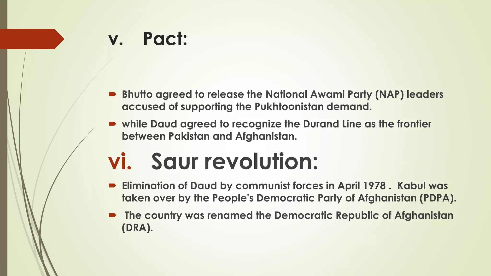 Pak afghan relations | PPTX