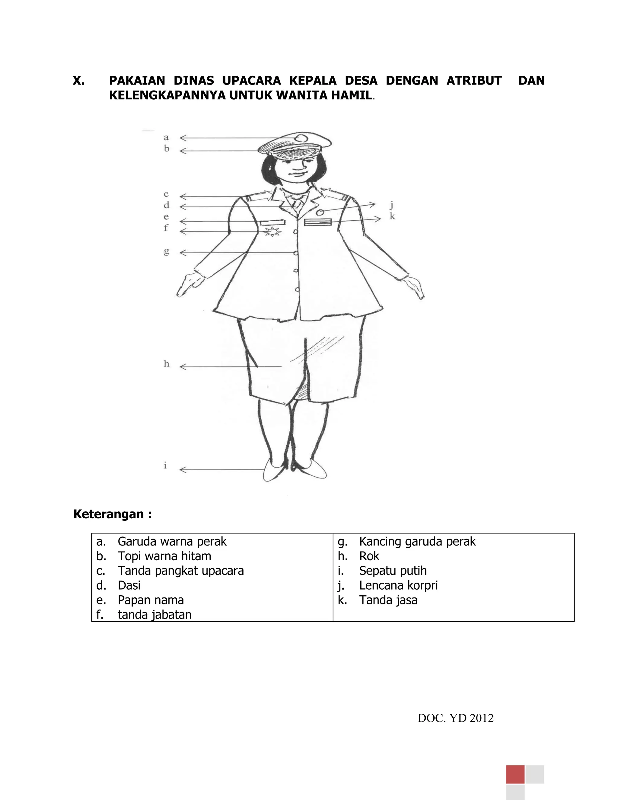 PAKAIAN DINAS KEPALA DESA | PDF