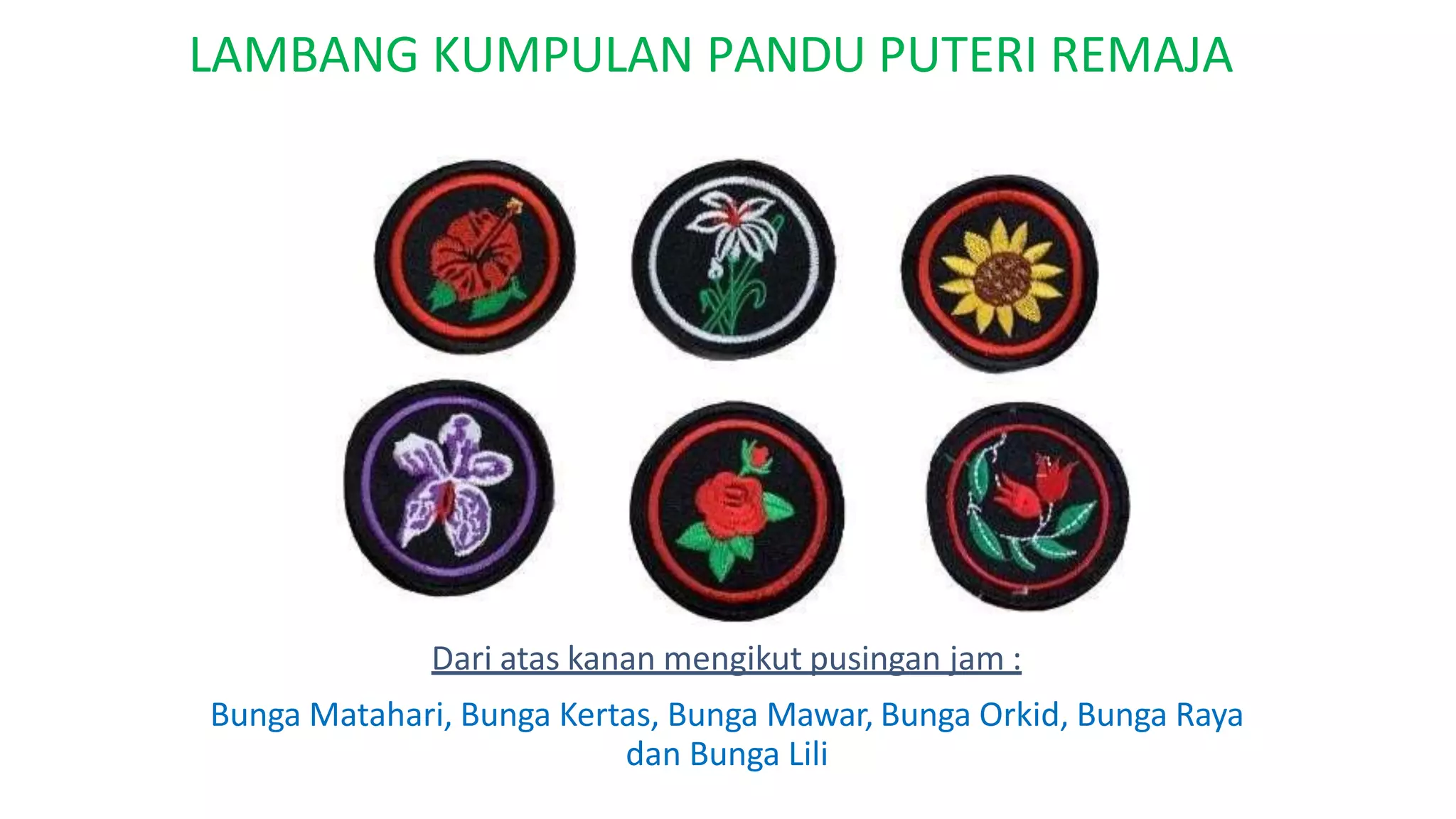 Pakaian seragam pandu puteri raja | PPTX