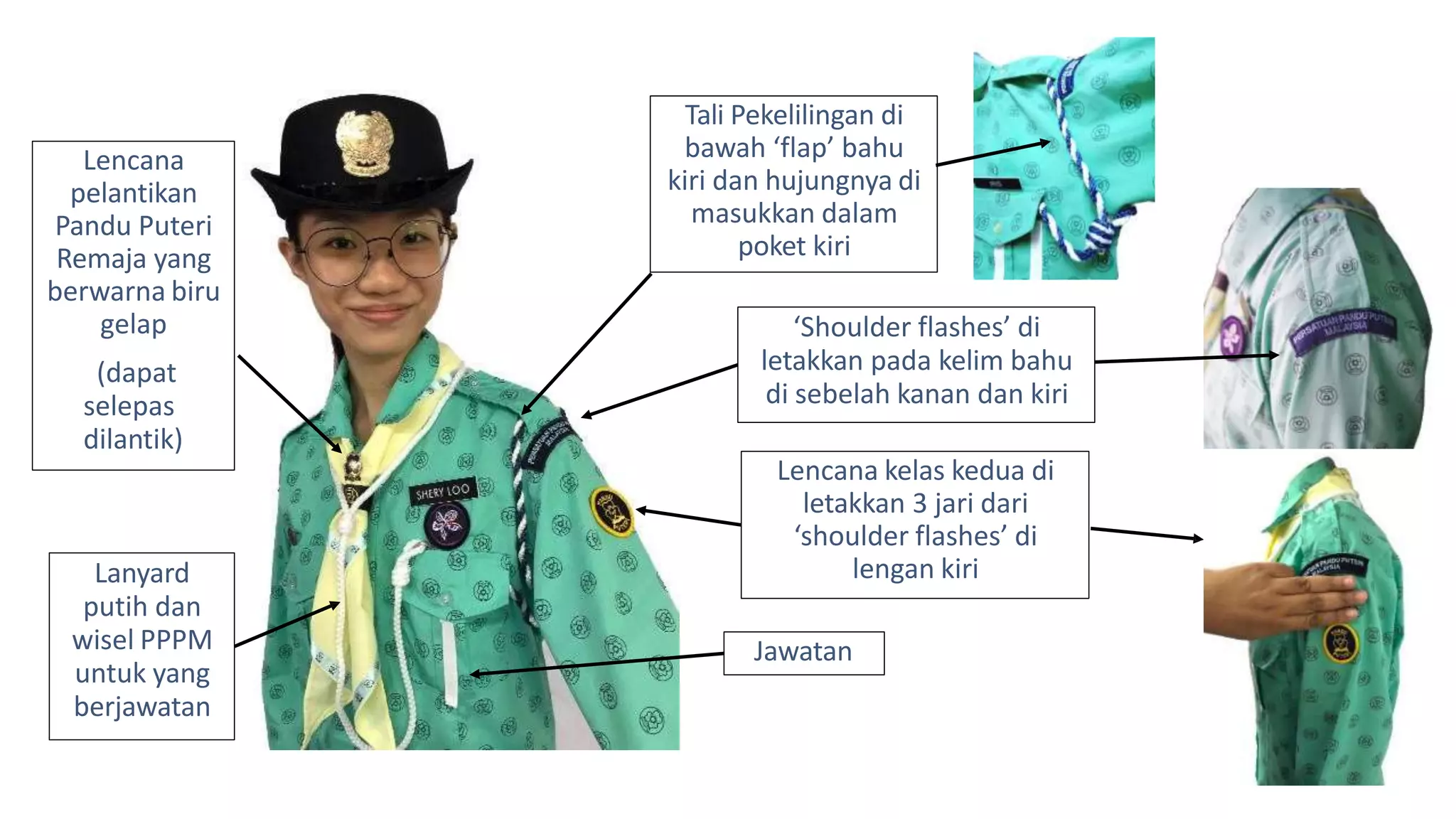 Pakaian seragam pandu puteri raja | PPTX