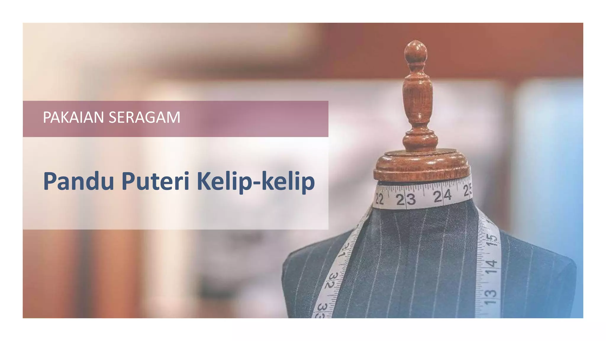 Pakaian seragam pandu puteri raja | PPTX