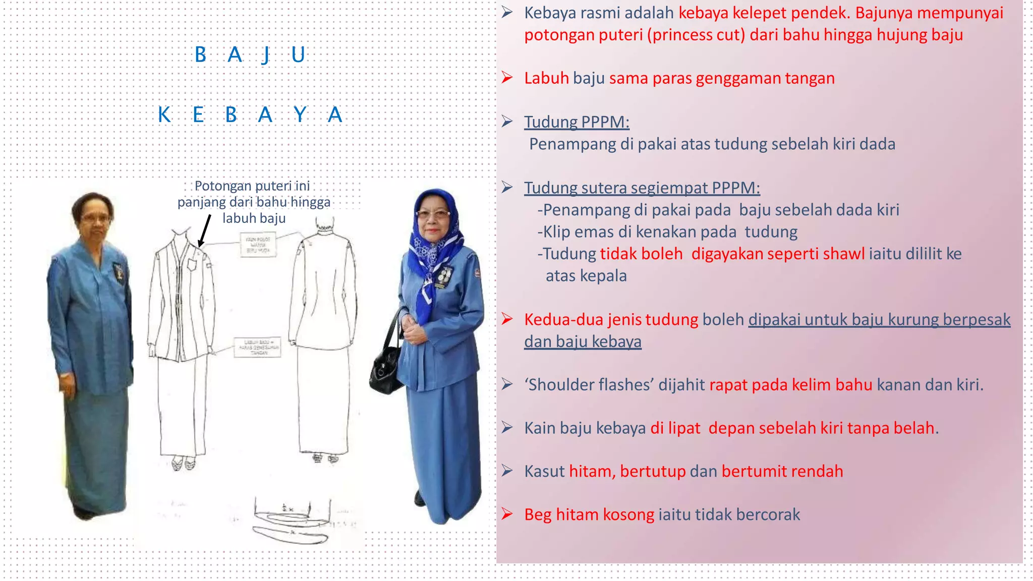 Pakaian seragam pandu puteri raja | PPTX