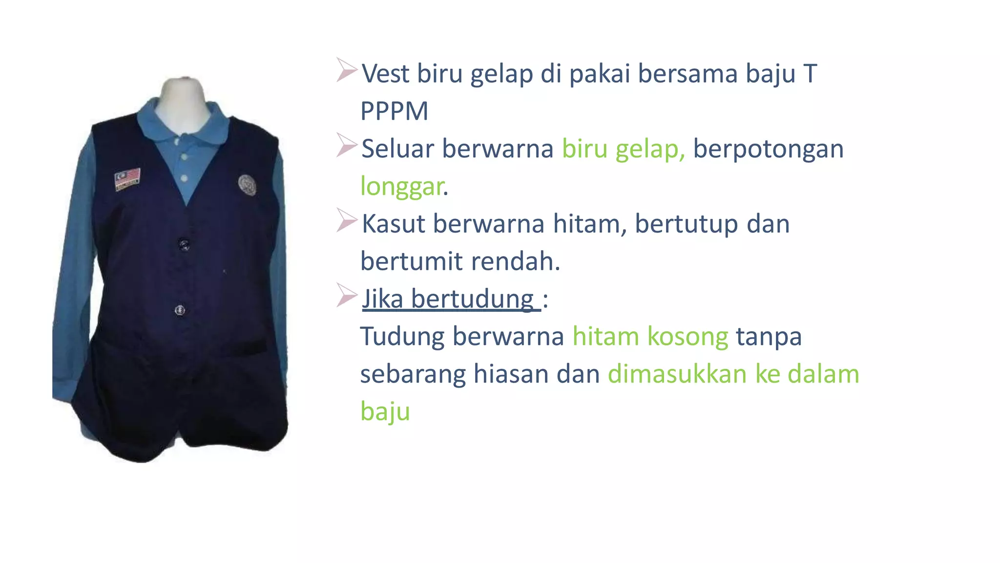 Pakaian seragam pandu puteri raja | PPTX