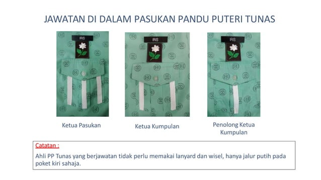 Pakaian seragam pandu puteri raja | PPTX