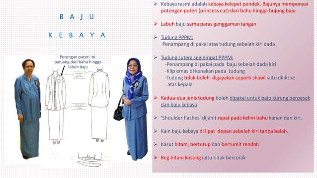 Pakaian seragam pandu puteri raja | PPTX