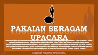 PAKAIAN SERAGAM PRAMUKA.ppt
