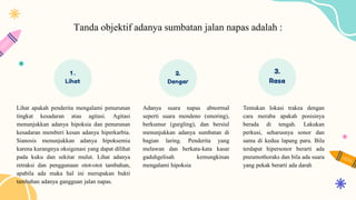 pembebasan jalan nafas dan control servical | PPTX